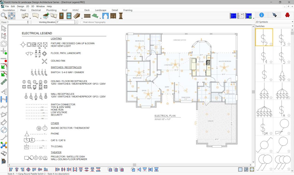 Design a wiring diagram with Architect 3D - Architect 3D