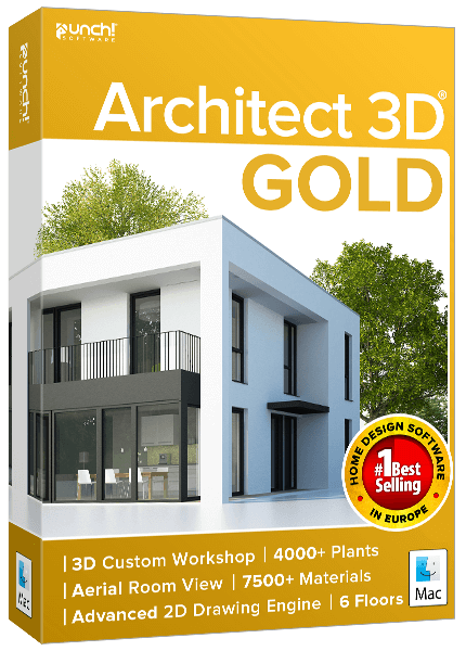 ARCHITECT 3D 22 Gold Upgrade - Mac - Architect 3D